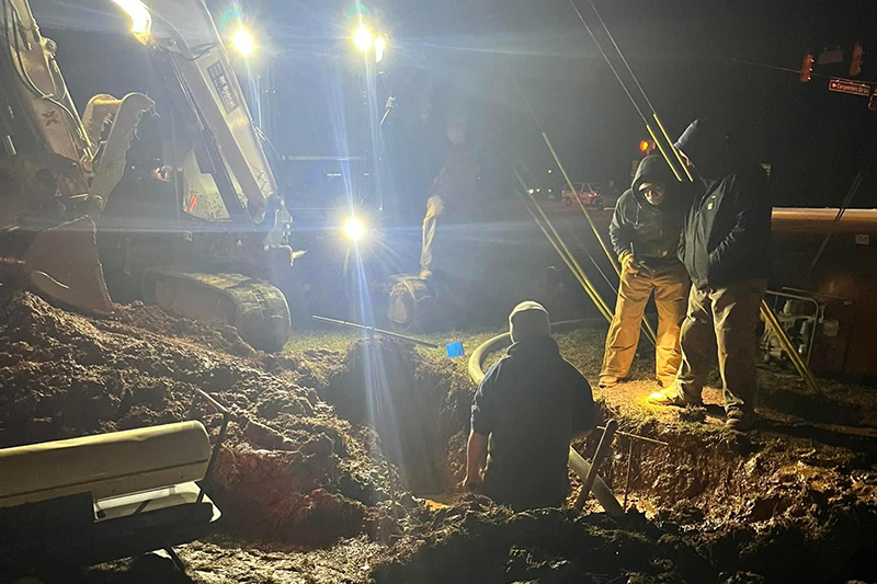 Demorest crews battle elements once again | The Northeast Georgian ...